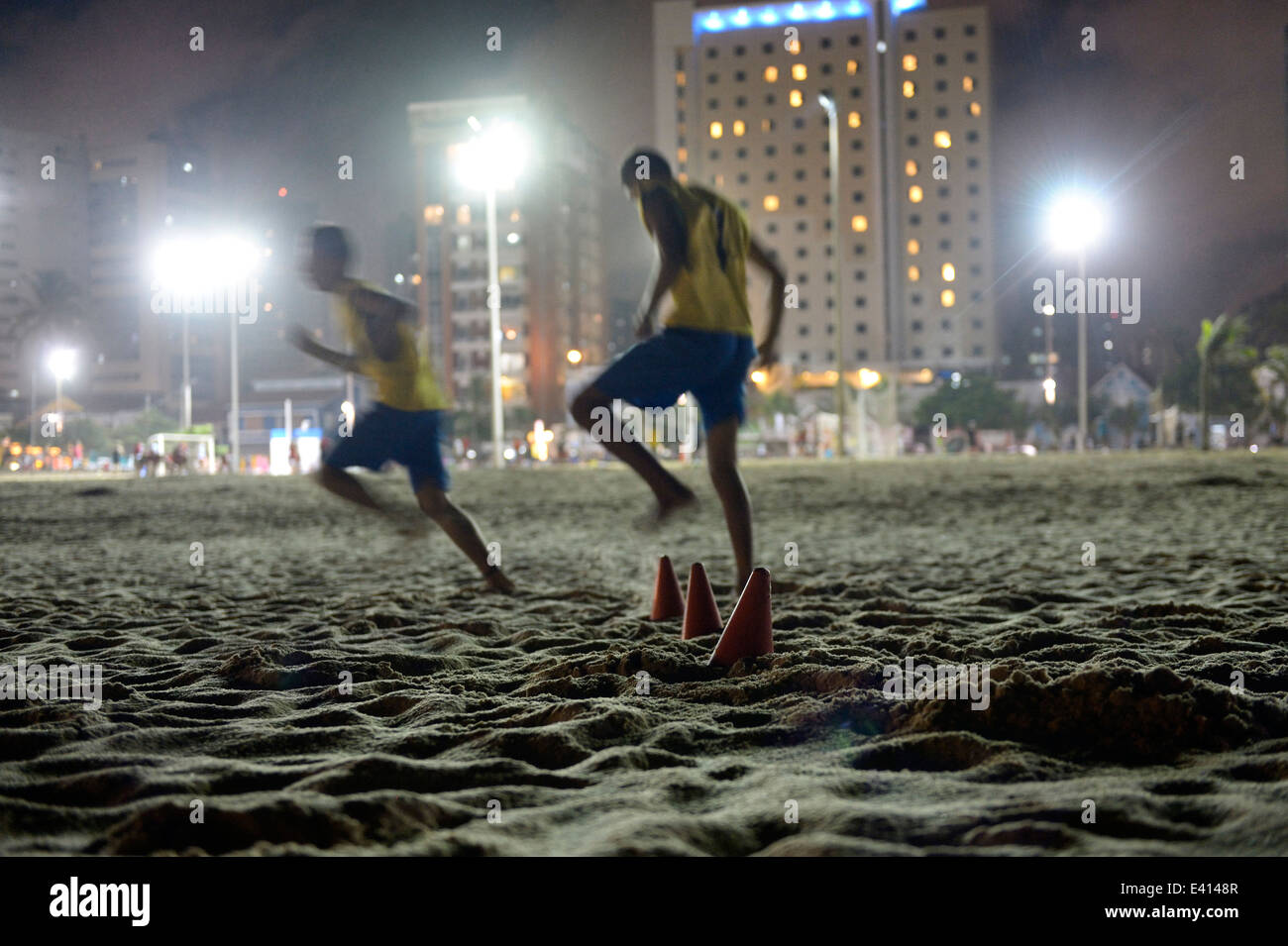 Soccer beach brazil hi-res stock photography and images - Alamy