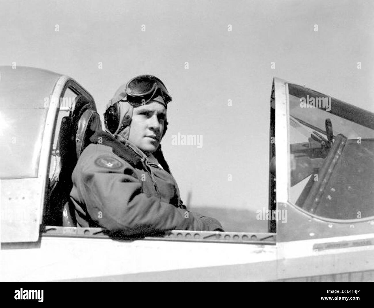A photograph of Lt. Bateman in a P-51D Mustang, assigned to the 118th ...