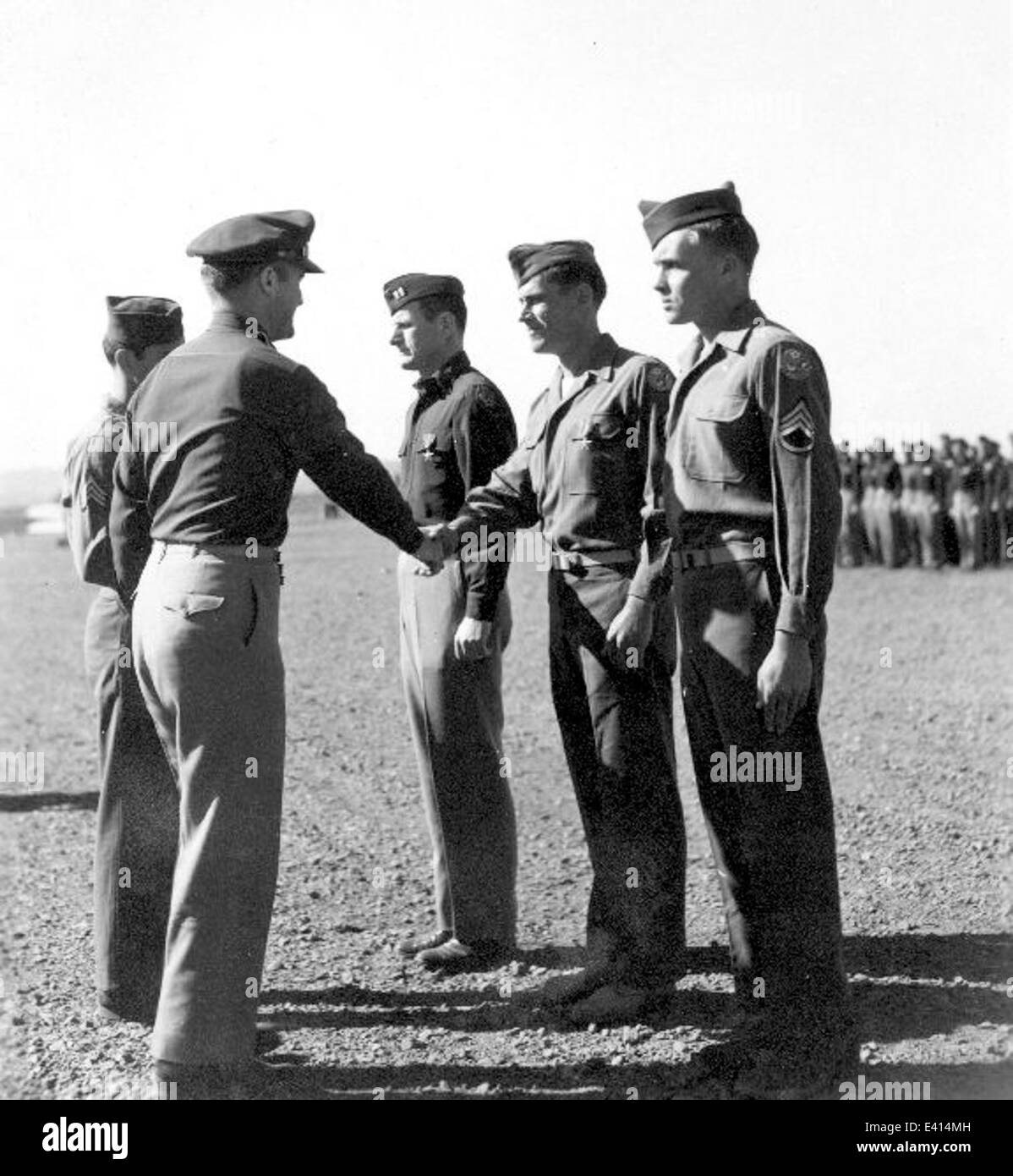 A photograph of Lieutenant Colonel Ed Rector at an awards ceremony for ...