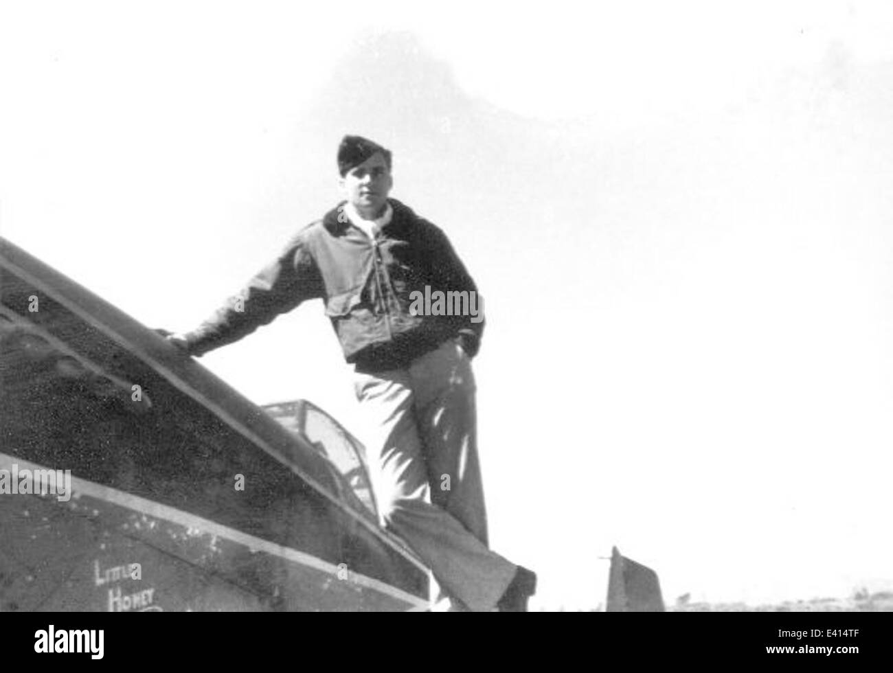 A photograph of Lieutenant Bateman's P-51C Mustang 'Little Honey,' part ...