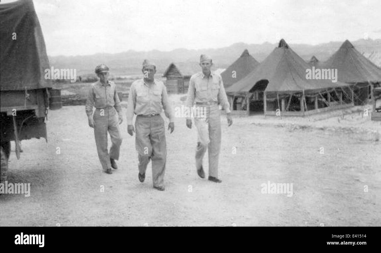 A photograph of General Chennault and Lt. Colonel Simpson of the 118th ...