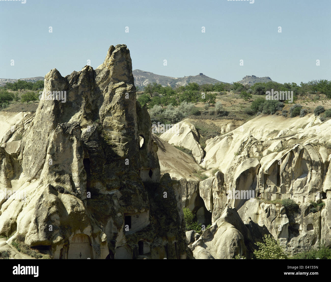 Turkey. Goreme National Park. Landscape. Cappadocia. Central Anatolia ...