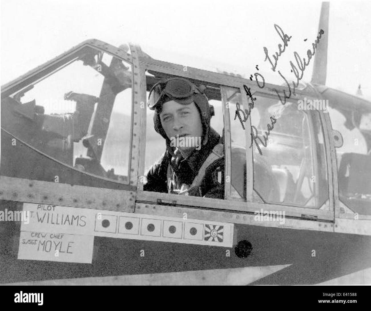 12 - Lt. Russ Williams - Last Sqdn ACE Stock Photo - Alamy