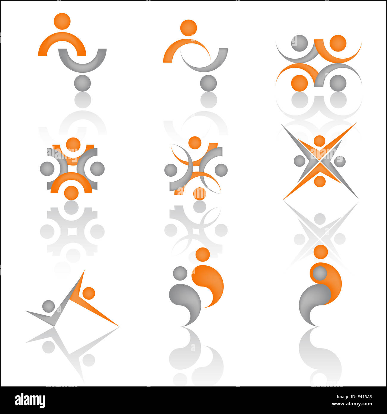 Team symbols for design, emblem Stock Photo - Alamy