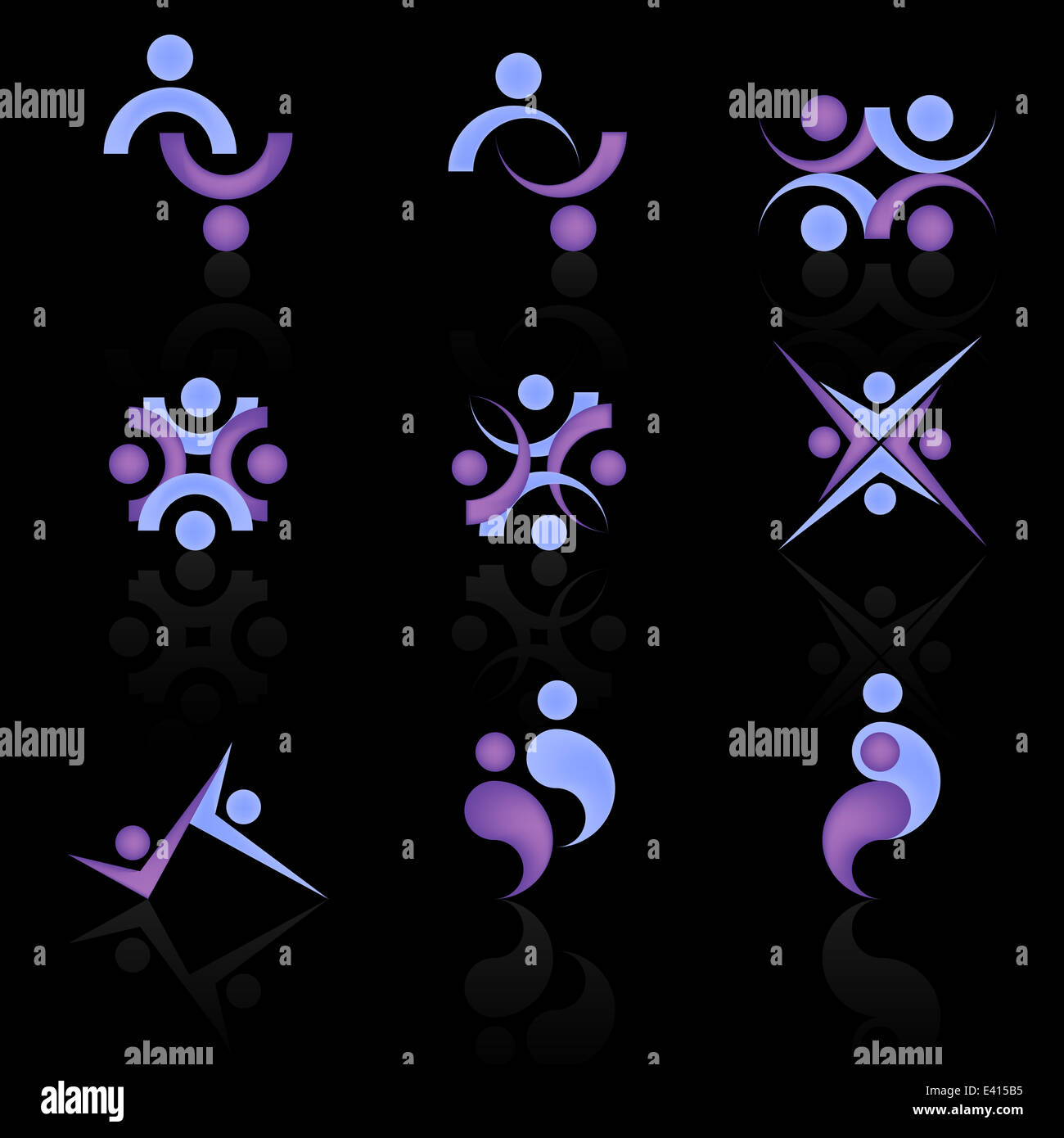 Team symbols for design, emblem Stock Photo - Alamy