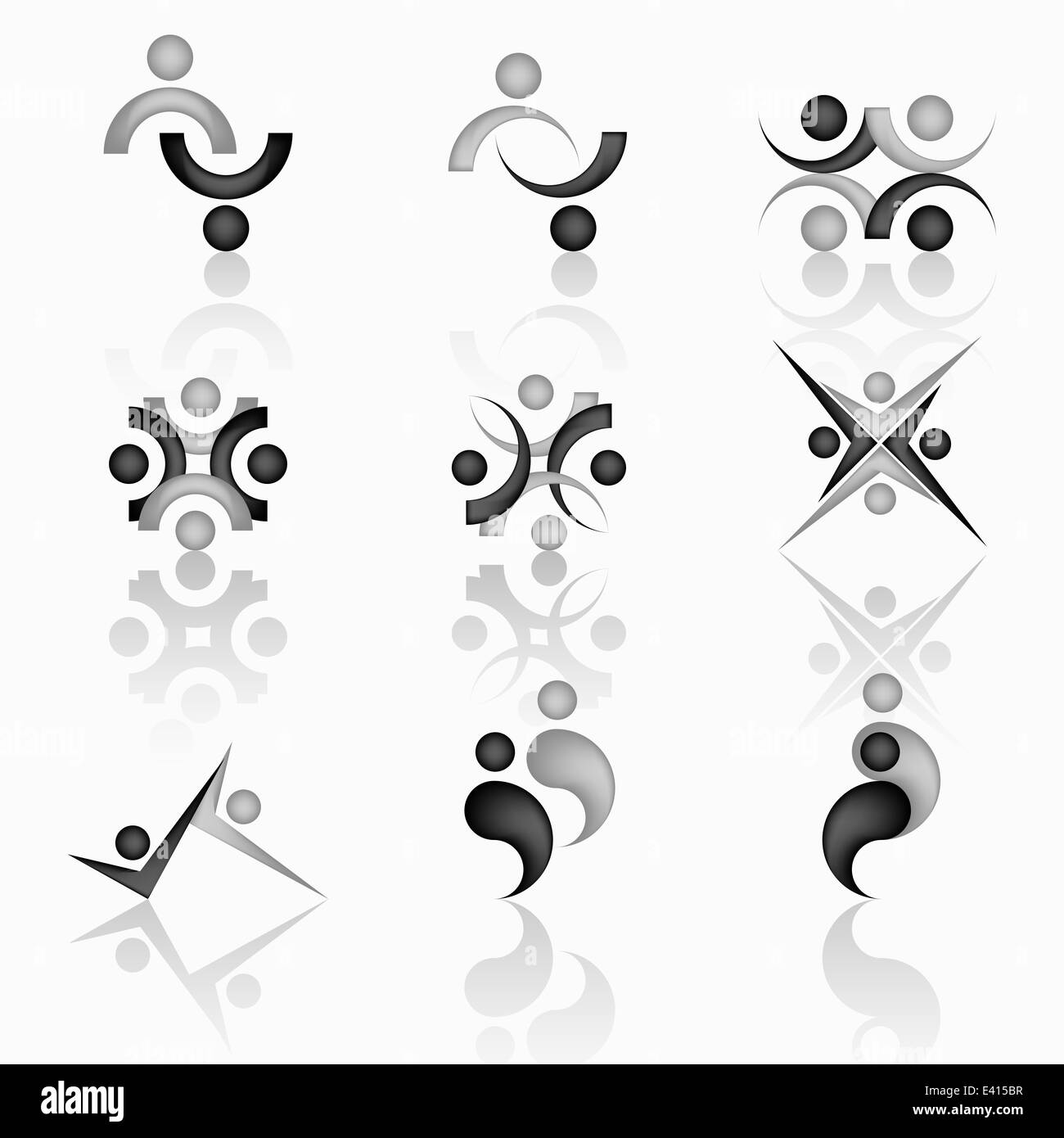 Team symbols for design, emblem Stock Photo - Alamy