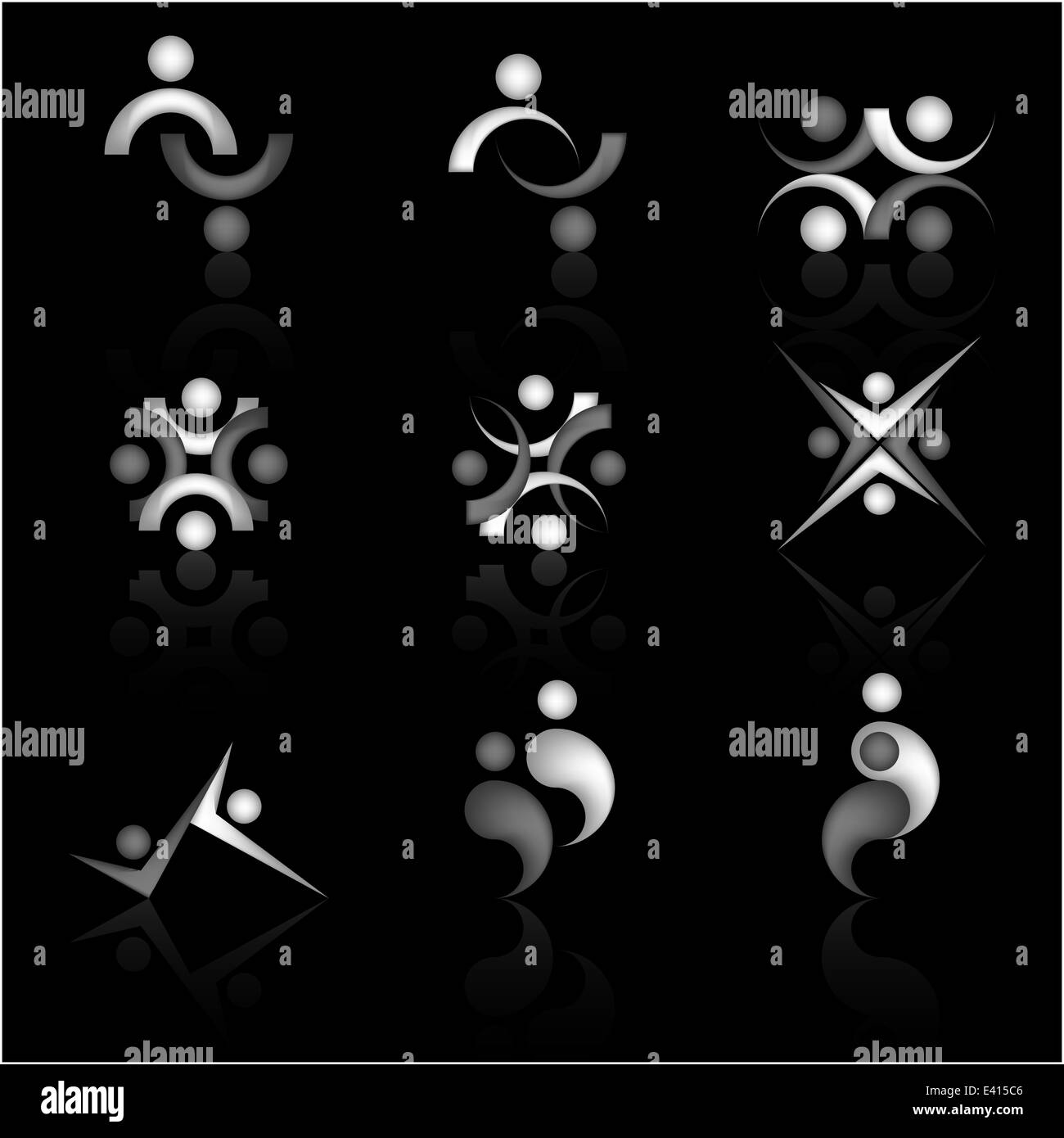 Team symbols for design, emblem Stock Photo - Alamy
