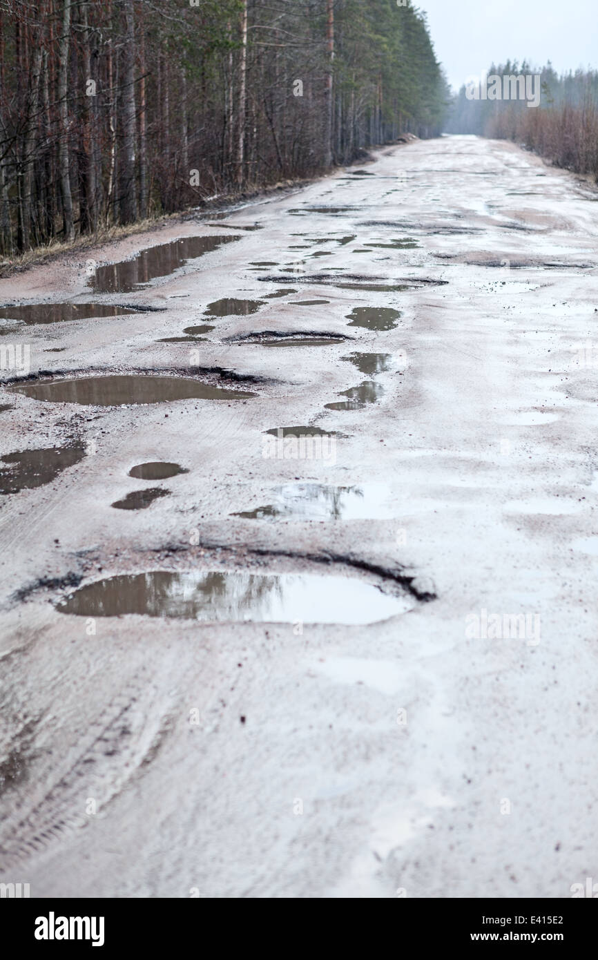 Bad roads hi-res stock photography and images - Alamy