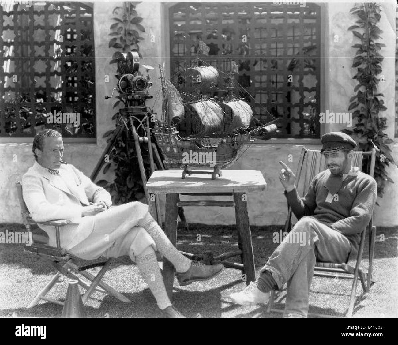 A photograph featuring silent movie actors in San Diego, capturing a ...