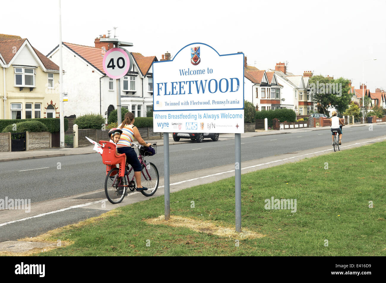 Fleetwood always welcome sign hi-res stock photography and images - Alamy
