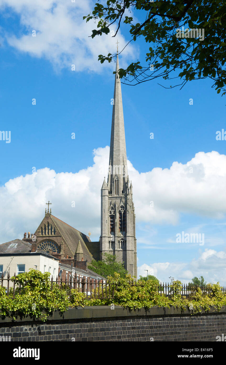 St Walburge's catholic church steeple Stock Photo - Alamy