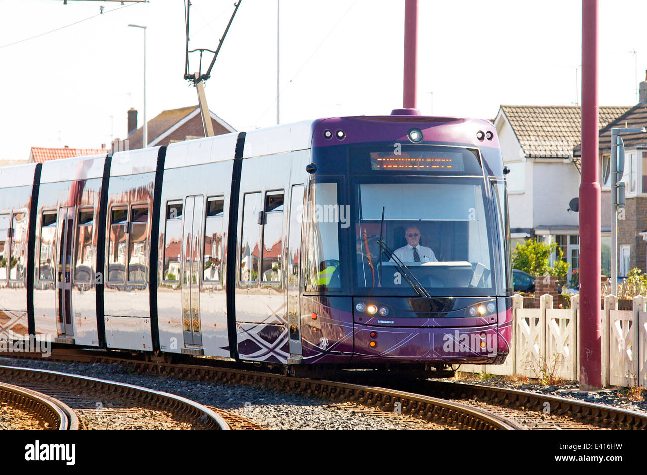 Tram lines electric tram blackpool hi-res stock photography and images ...