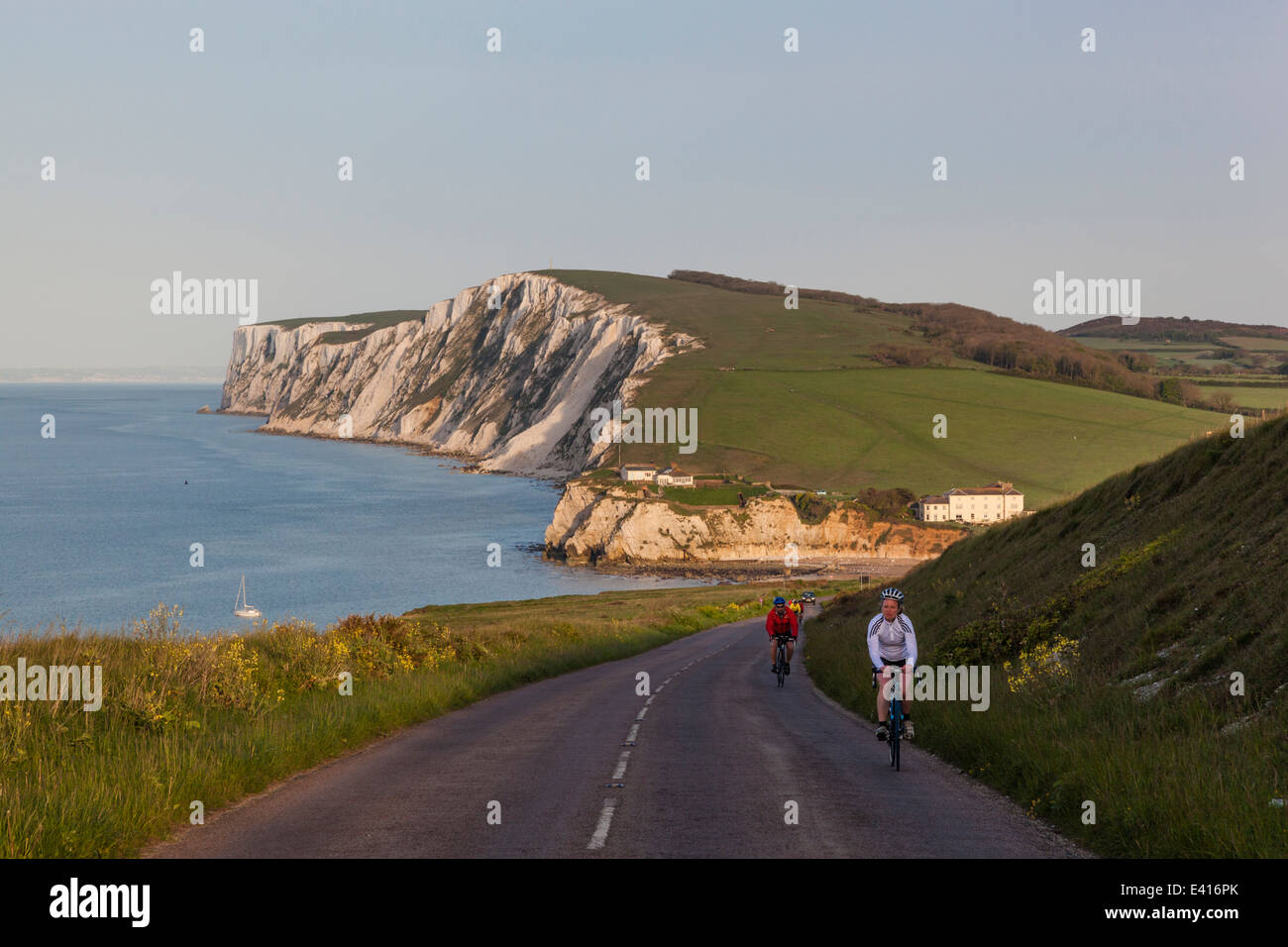 England, Hampshire, Isle of Wight, Freshwater Bay Stock Photo - Alamy
