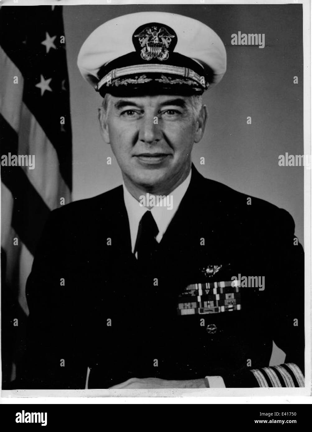 A portrait of Captain Leonard Raush, showcasing his contribution to ...