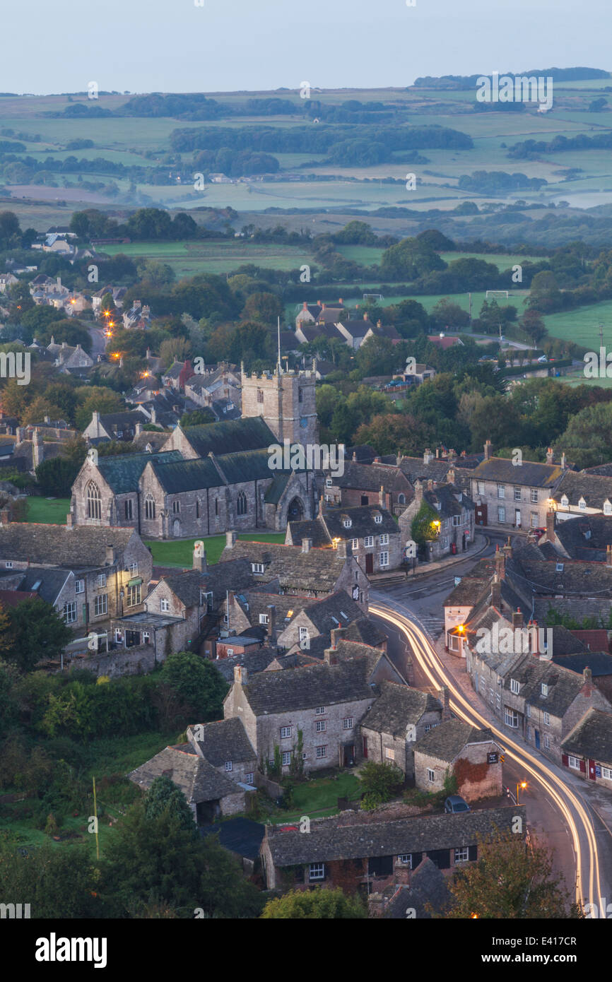 England, Dorset, Corfe Castle Town Stock Photo - Alamy