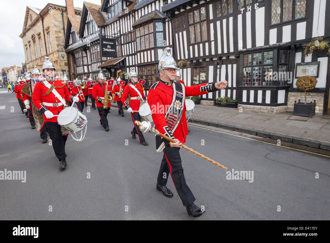 England, Warwickshire, Stratford-upon-avon, Annual Shakepeares Birthday ...