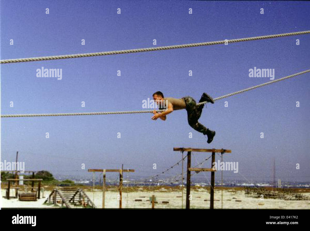 A photograph of military or tactical personnel undergoing training ...
