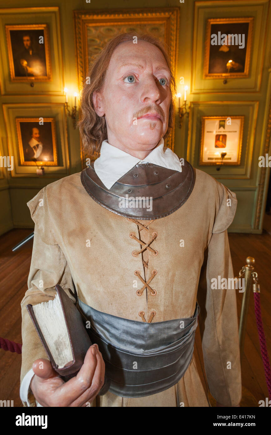 England, Warwickshire, Warwick, Warwick Castle, Waxwork Model of Oliver ...