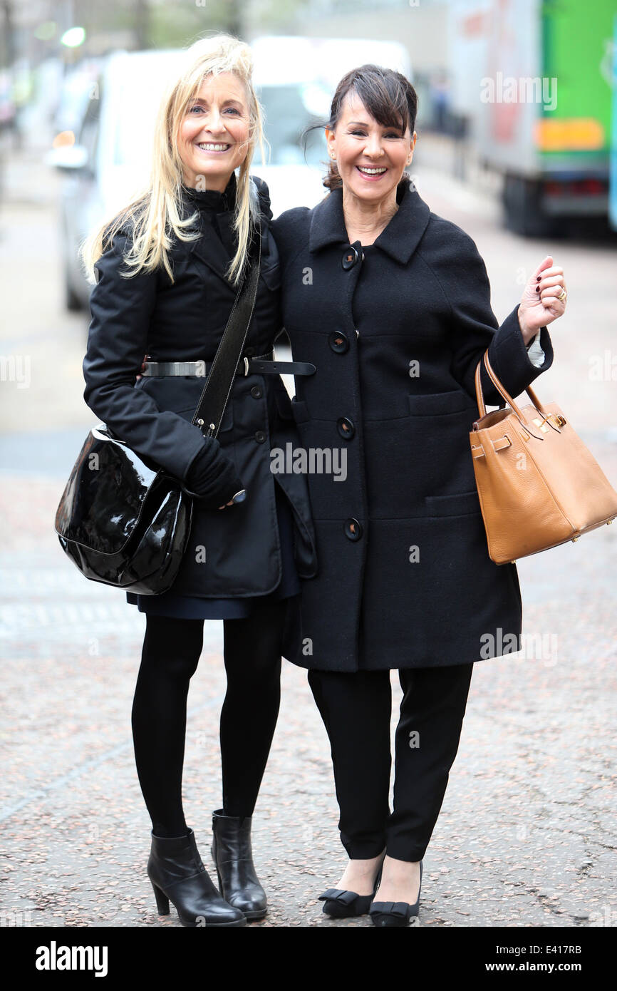 Fiona Phillips and Arlene Phillips outside the itv studios Featuring ...