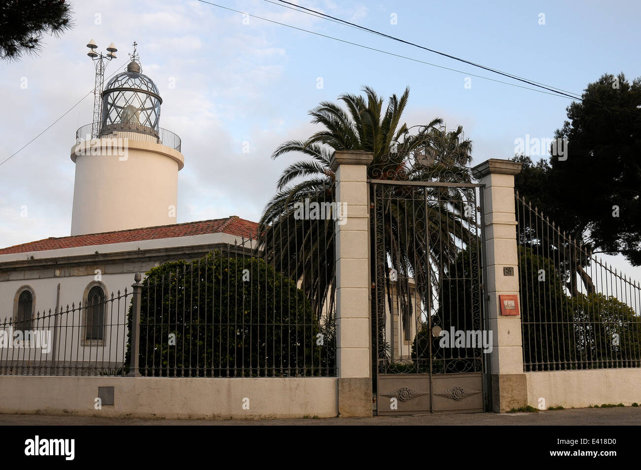 Sant Sebastia Lighthouse at Calella de Palafrugell , Costa Brava ...