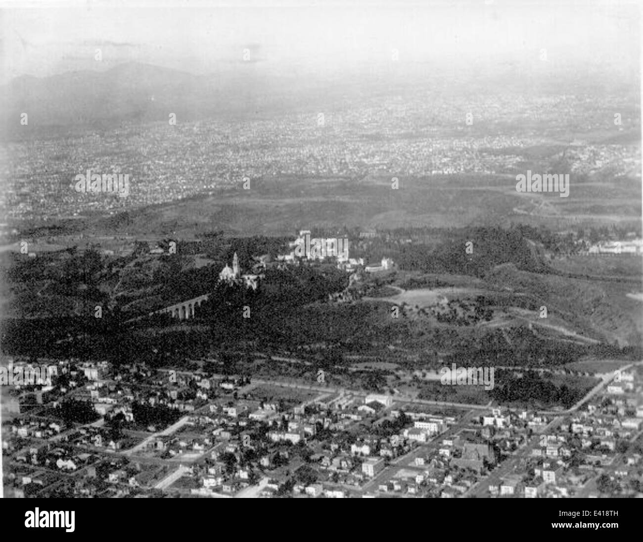 Balboa park san diego aerial Black and White Stock Photos & Images - Alamy
