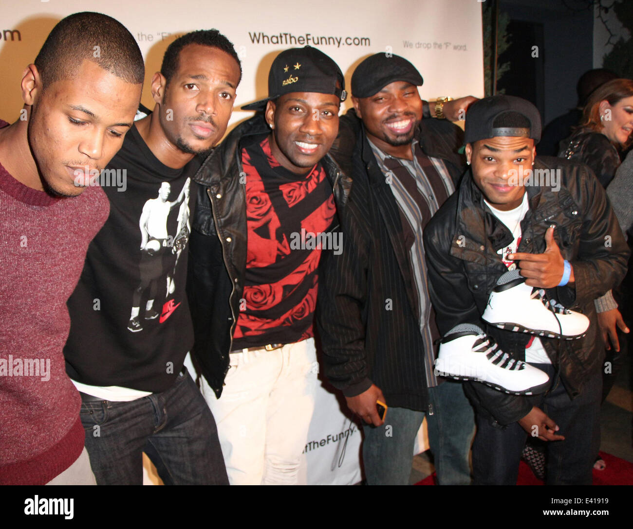 Marlon Wayans' 'WhatTheFunny.com' Christmas Party Featuring: Marlon ...