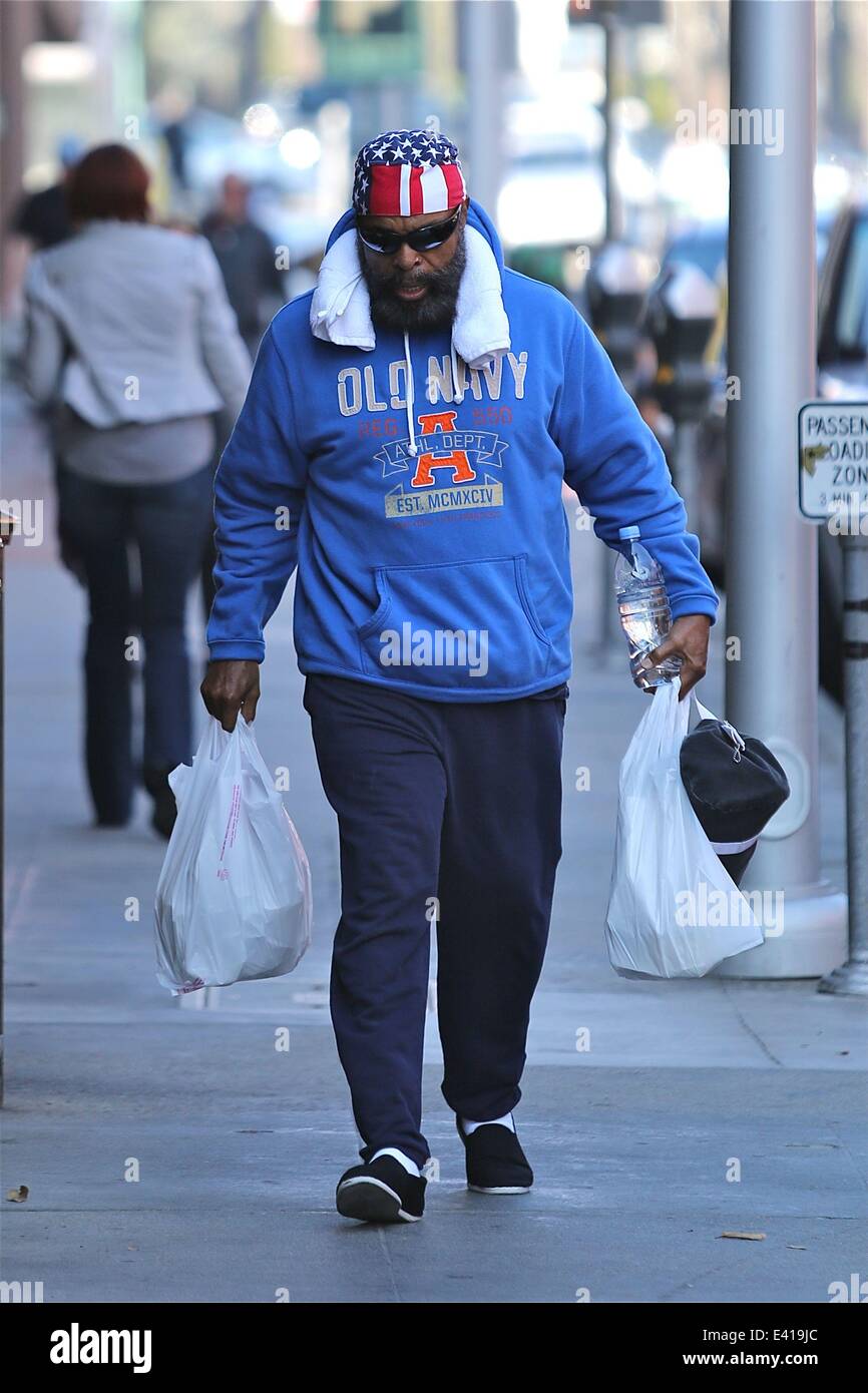 Mr. T heads to the gym for his daily workout in Beverly Hills Featuring ...