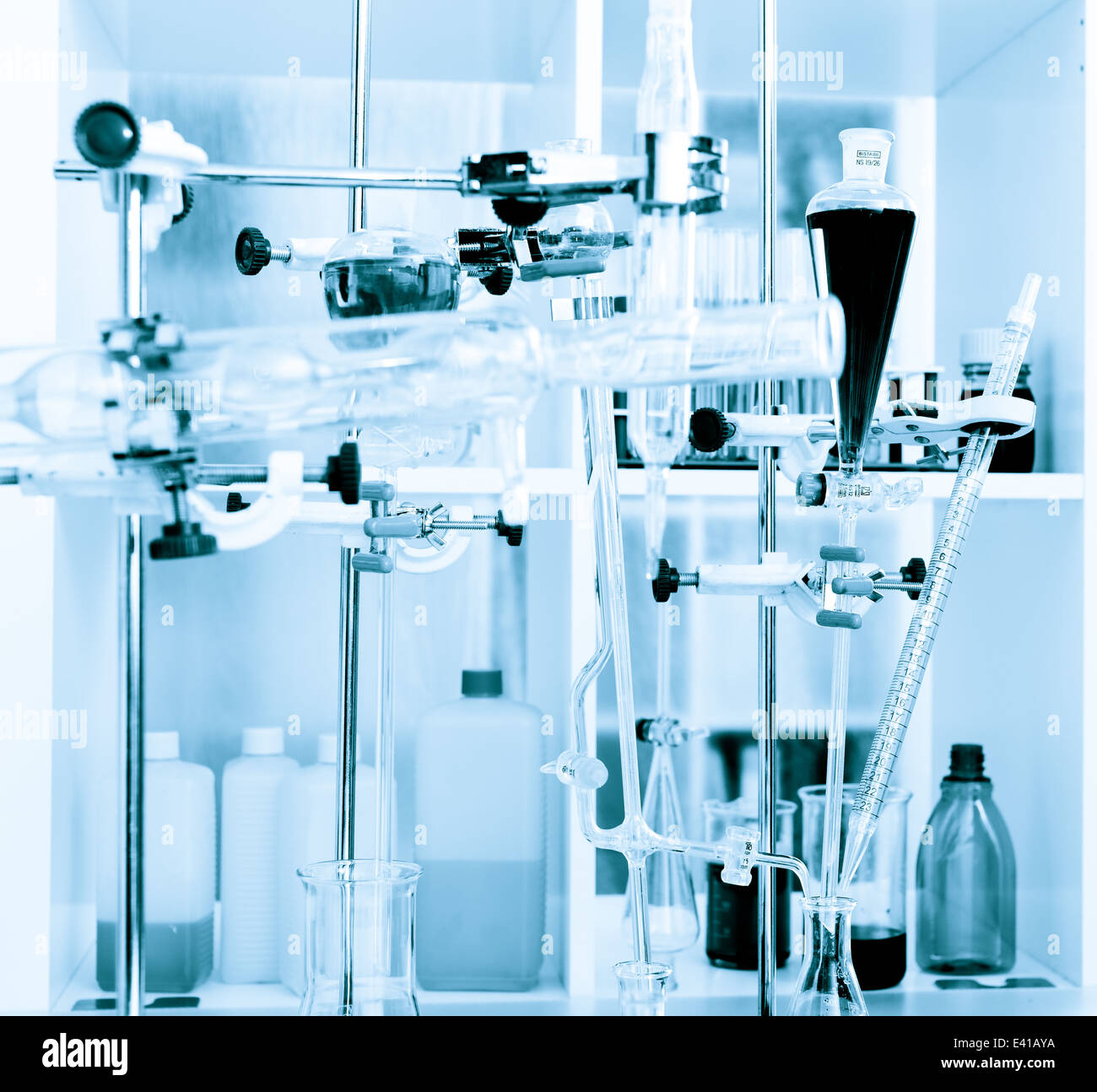 chemical laboratory experiment Stock Photo - Alamy