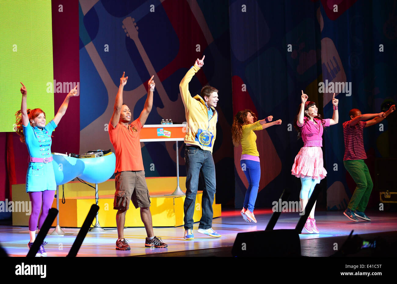 The Fresh Beat Band perform live in concert at the The Fillmore Miami ...