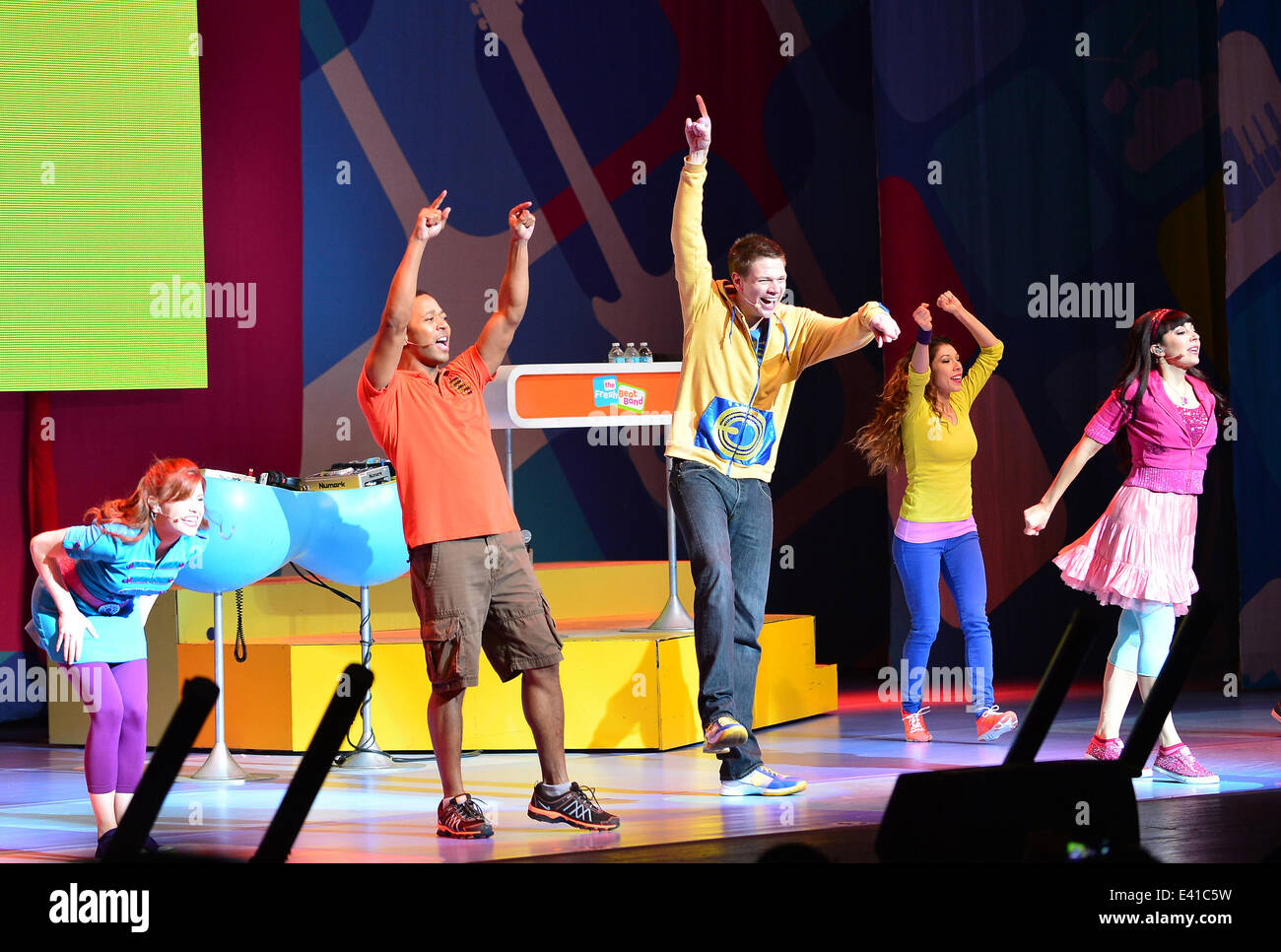 The Fresh Beat Band perform live in concert at the The Fillmore Miami ...