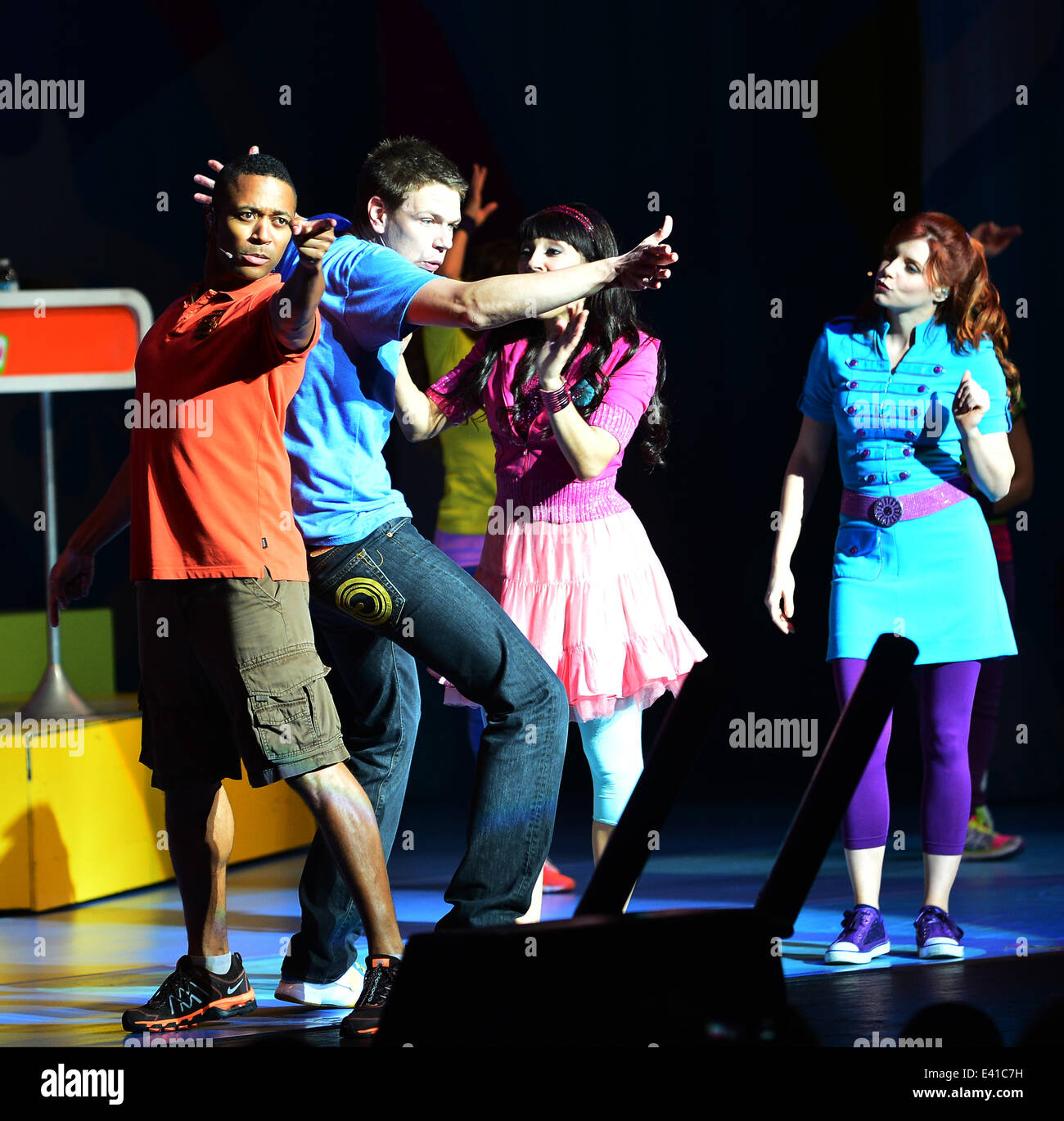 The Fresh Beat Band perform live in concert at the The Fillmore Miami ...