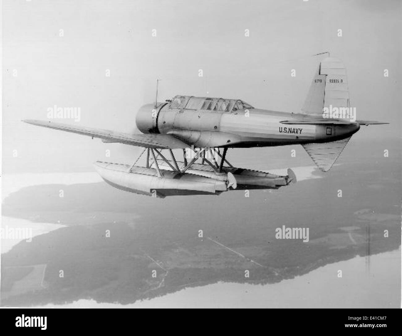 The Vought XSB2U3, a prototype scout bomber from the 1930s, is seen ...