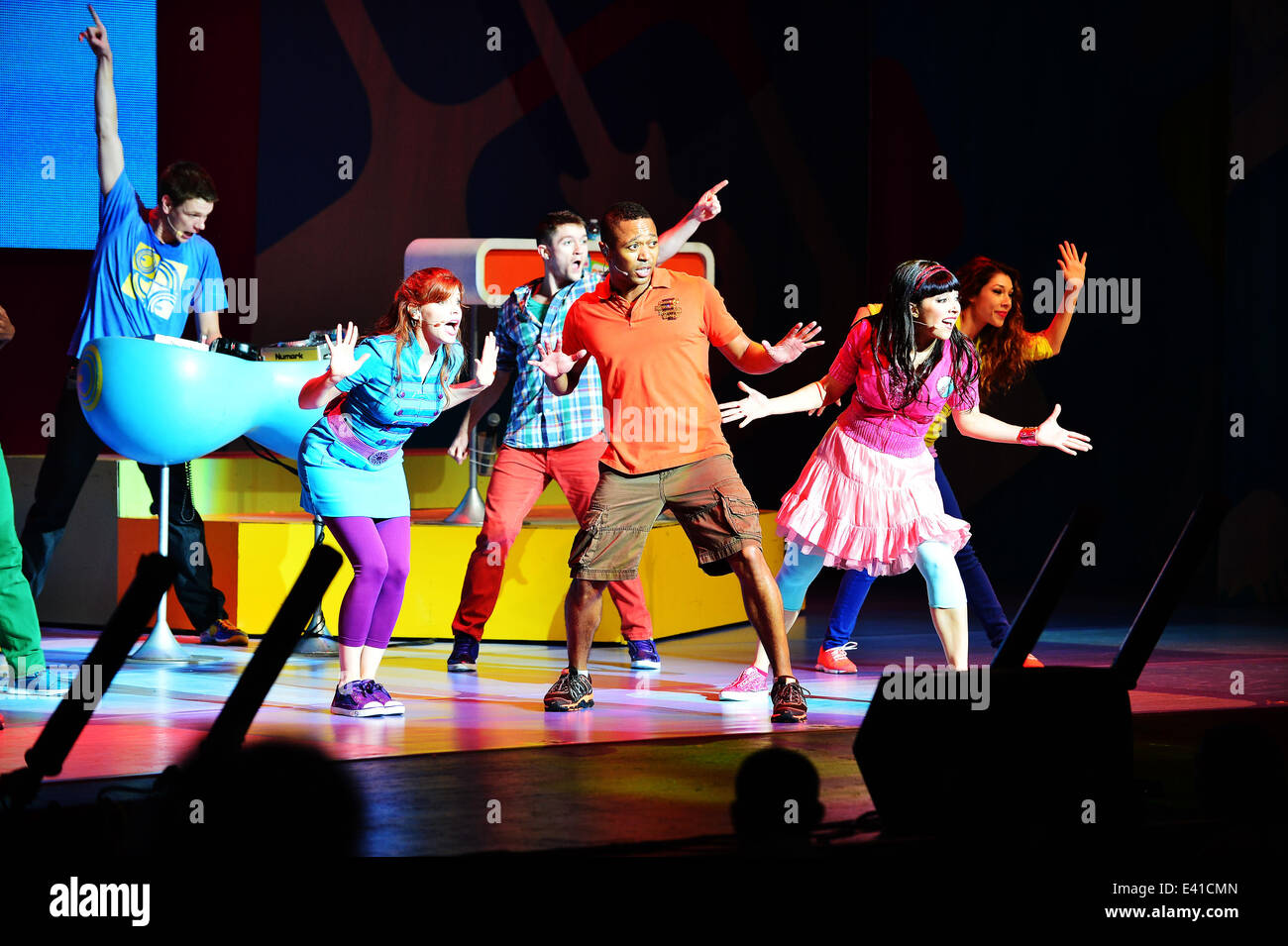The Fresh Beat Band perform live in concert at the The Fillmore Miami ...