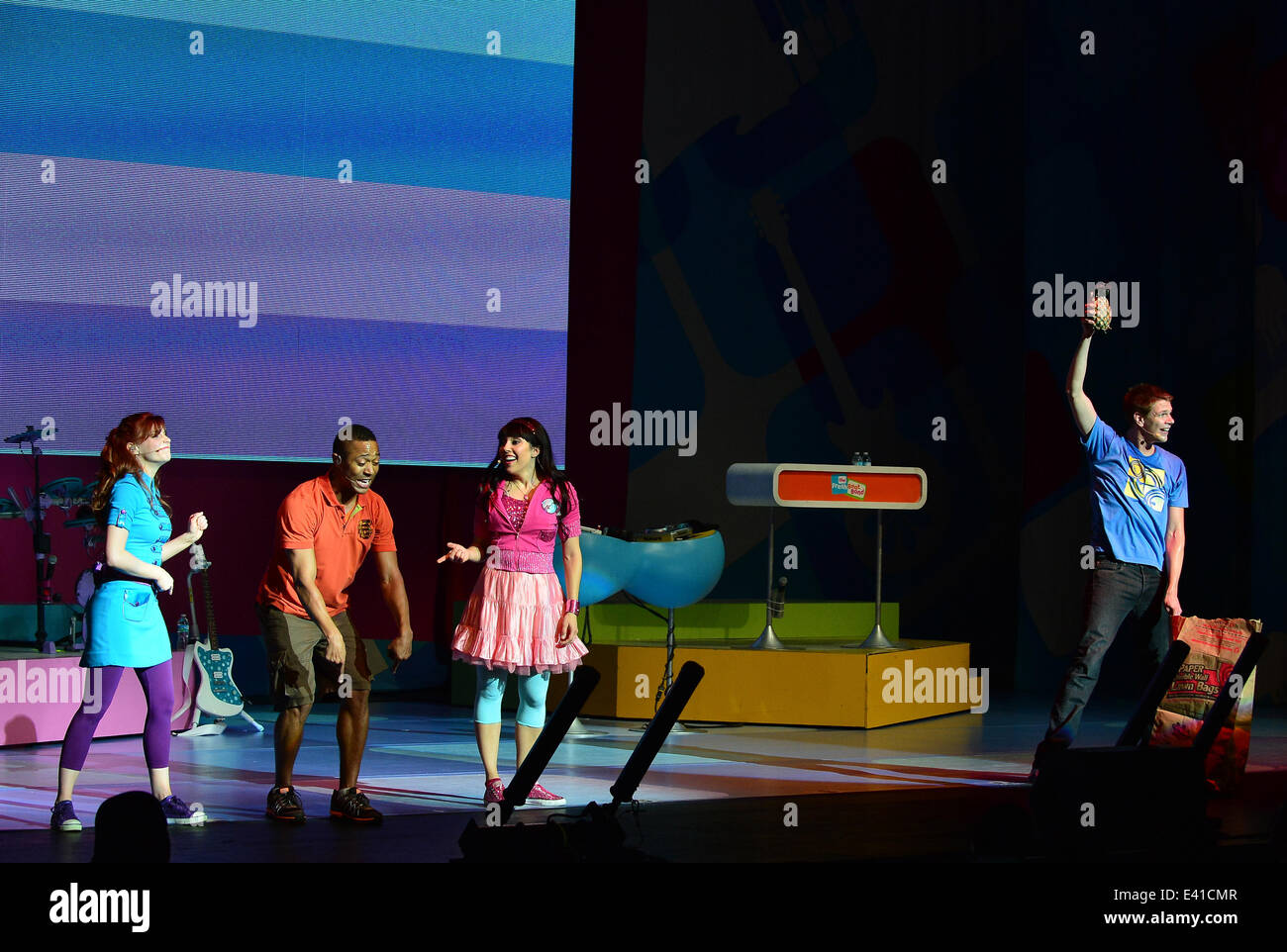 The Fresh Beat Band perform live in concert at the The Fillmore Miami ...