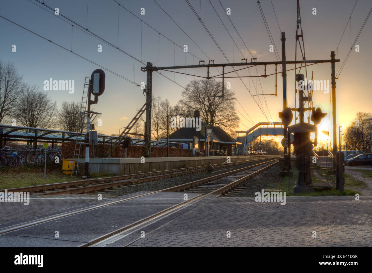 Station in Putten, Netherlands Stock Photo - Alamy