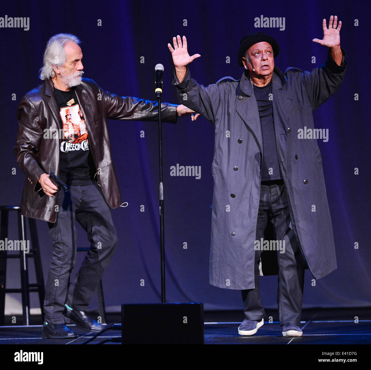 Cheech & Chong perform at Hard Rock Live inside the Seminole Hard Rock ...