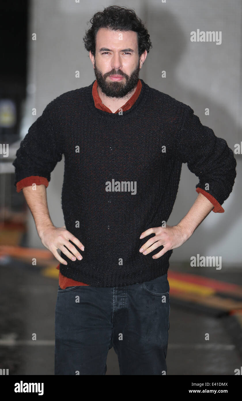 Tom Cullen outside the itv studios Featuring: Tom Cullen Where: London ...