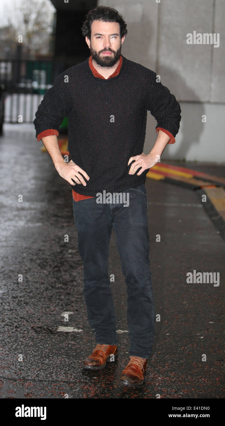 Tom Cullen outside the itv studios Featuring: Tom Cullen Where: London ...