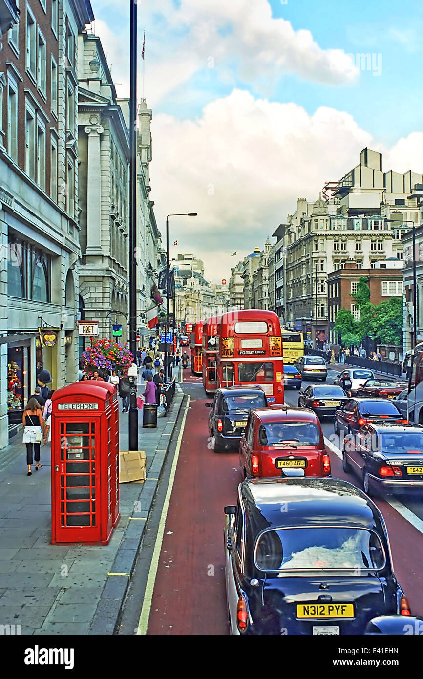 Three symbols of London Stock Photo - Alamy