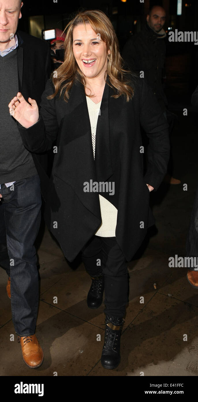 Sam Bailey arriving at the BBC Radio 1 studios Featuring: Sam Bailey ...