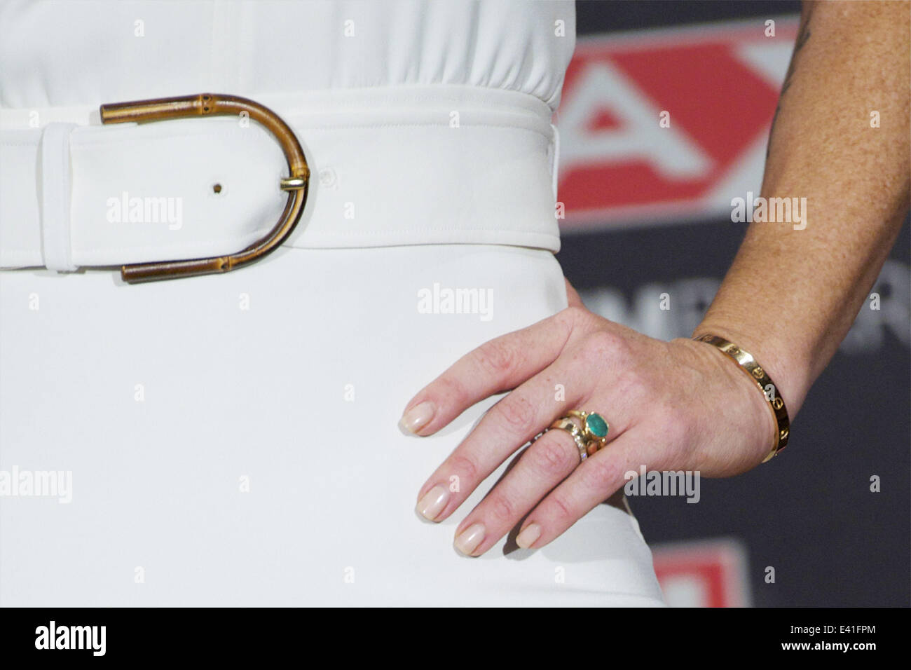 Australian actress Poppy Montgomery attends the 'Unforgettable' TV ...