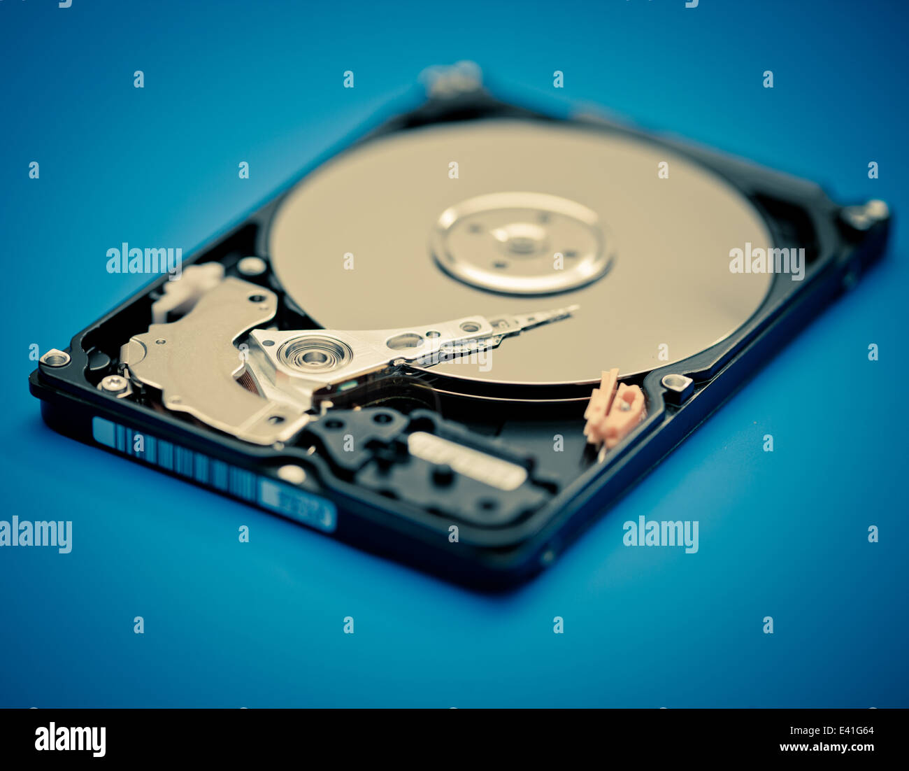 Open hdd device close up Stock Photo - Alamy