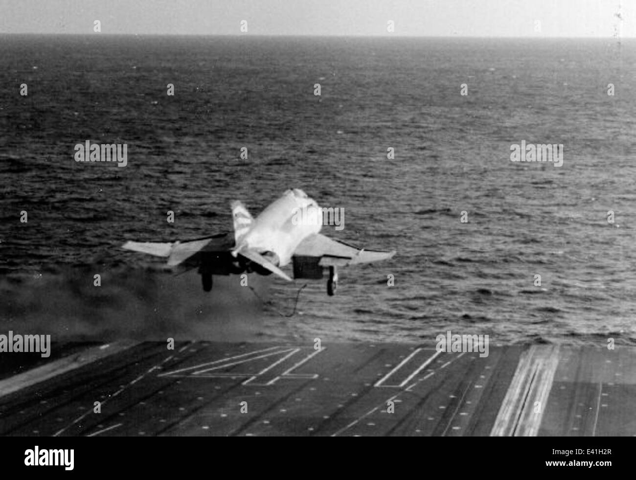 The VF-151 F4S Phantom II, stationed aboard the USS Midway (CV-41 ...