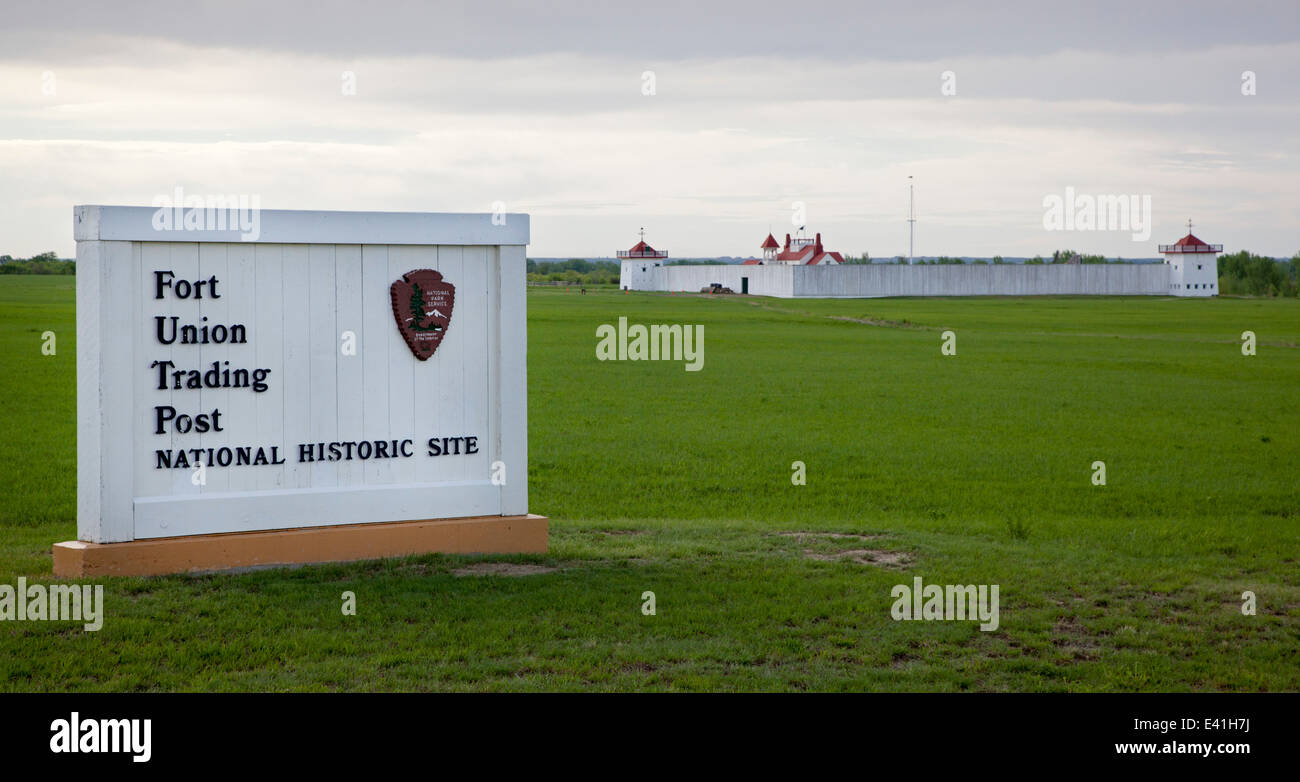 Fort Union Trading Post National Historic Site Stock Photo - Alamy