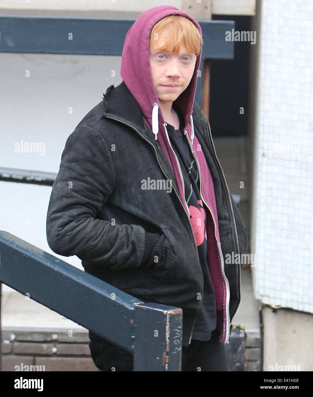 Rupert Grint outside the ITV studios Featuring: Rupert Grint Where ...
