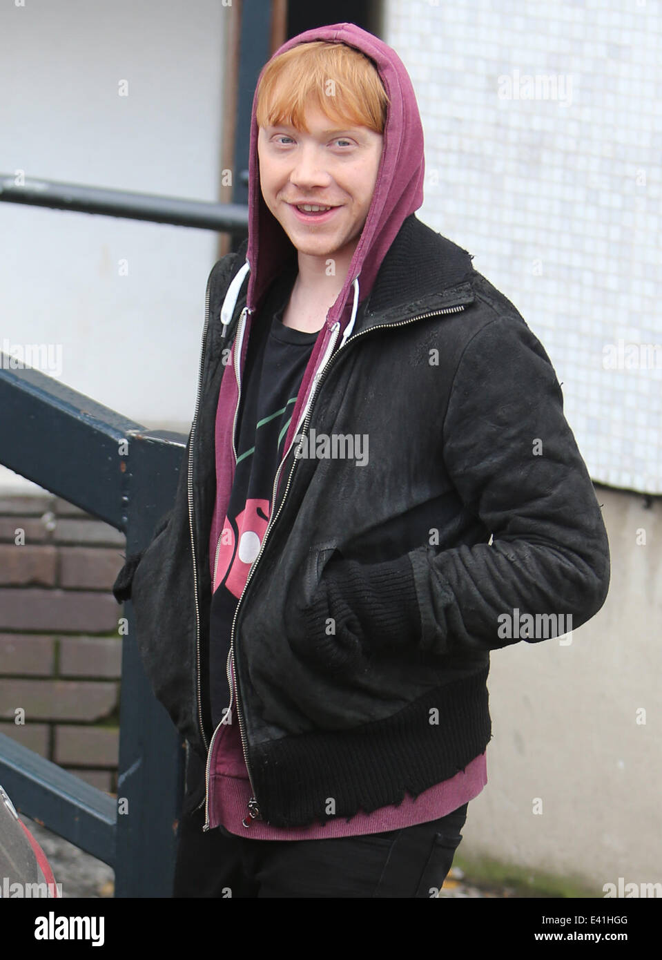 Rupert Grint outside the ITV studios Featuring: Rupert Grint Where ...