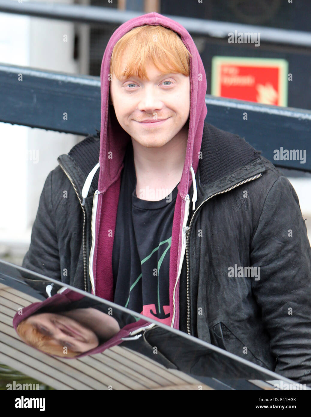 Rupert Grint outside the ITV studios Featuring: Rupert Grint Where ...