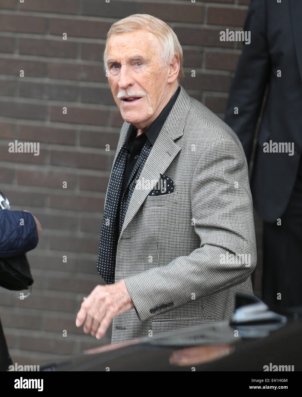 Sir Bruce Forsyth outside the ITV studios Featuring: Sir Bruce Forsyth ...