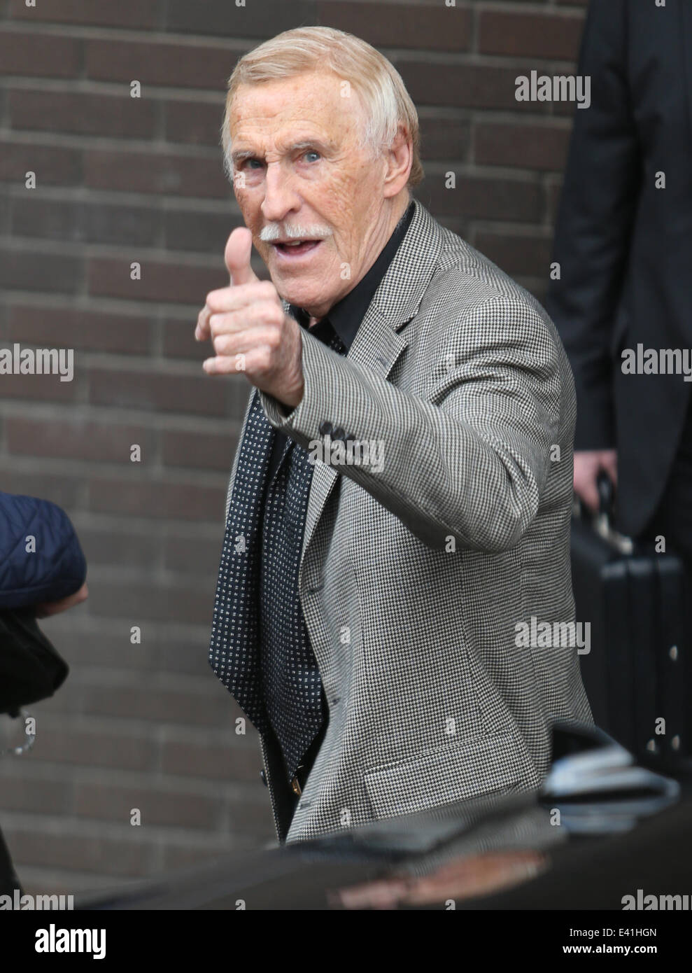 Sir Bruce Forsyth outside the ITV studios Featuring: Sir Bruce Forsyth ...