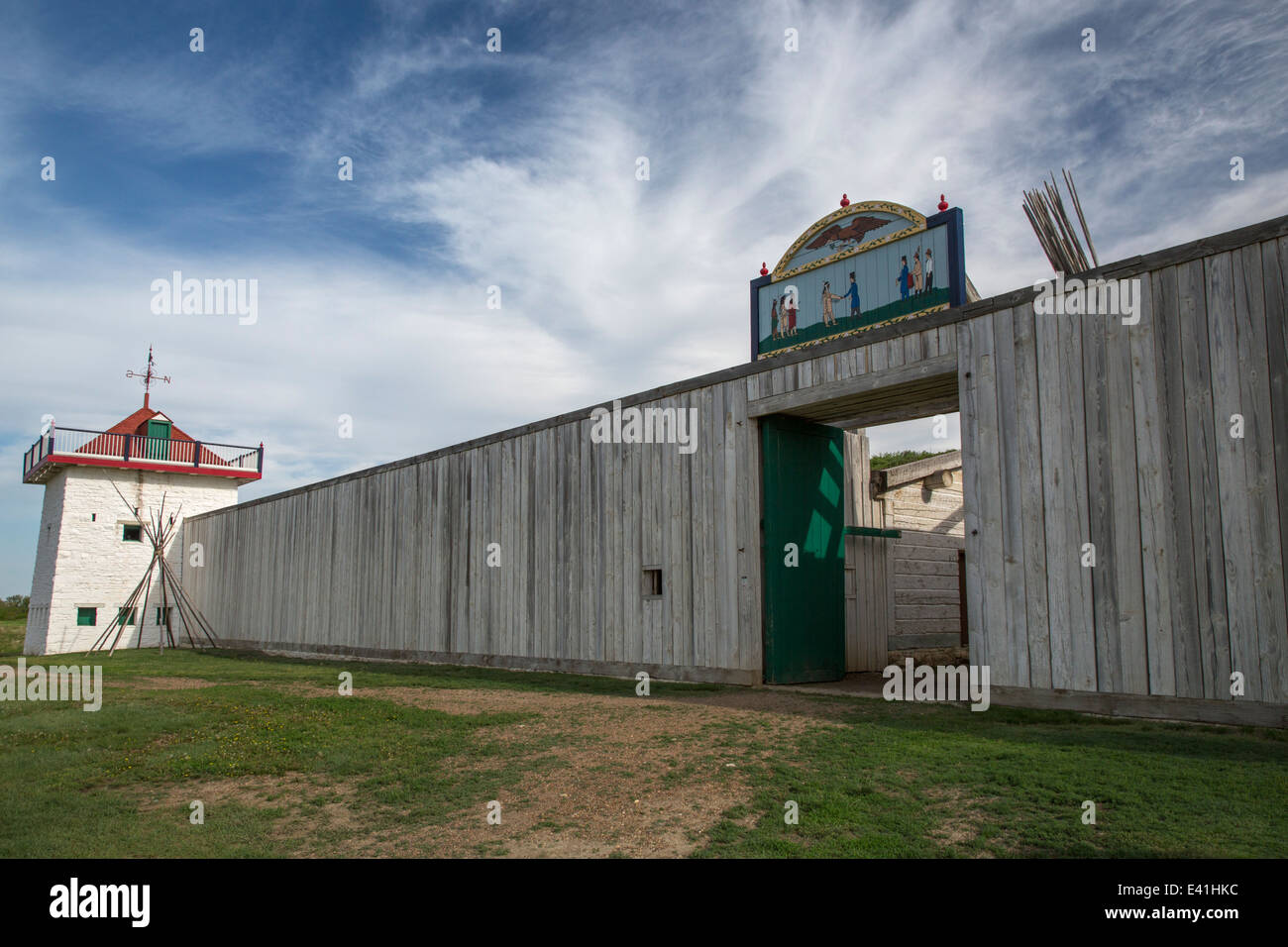 Fort Union Trading Post National Historic Site Stock Photo - Alamy